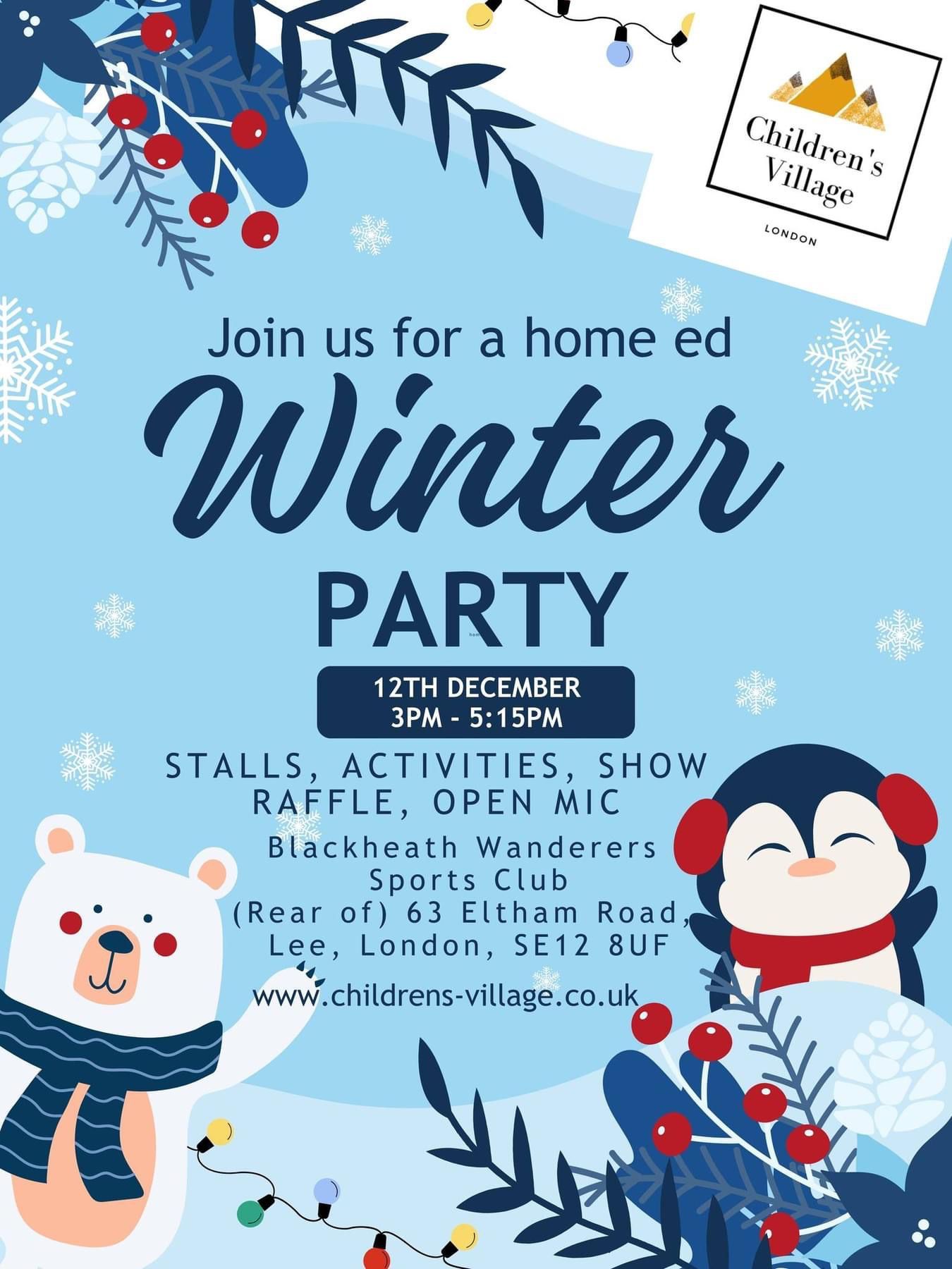 Winter Party Raffle